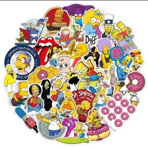 Ritz’s stickers | Accessories | 5 Pcs Simpson Family Cartoon Stickers ...